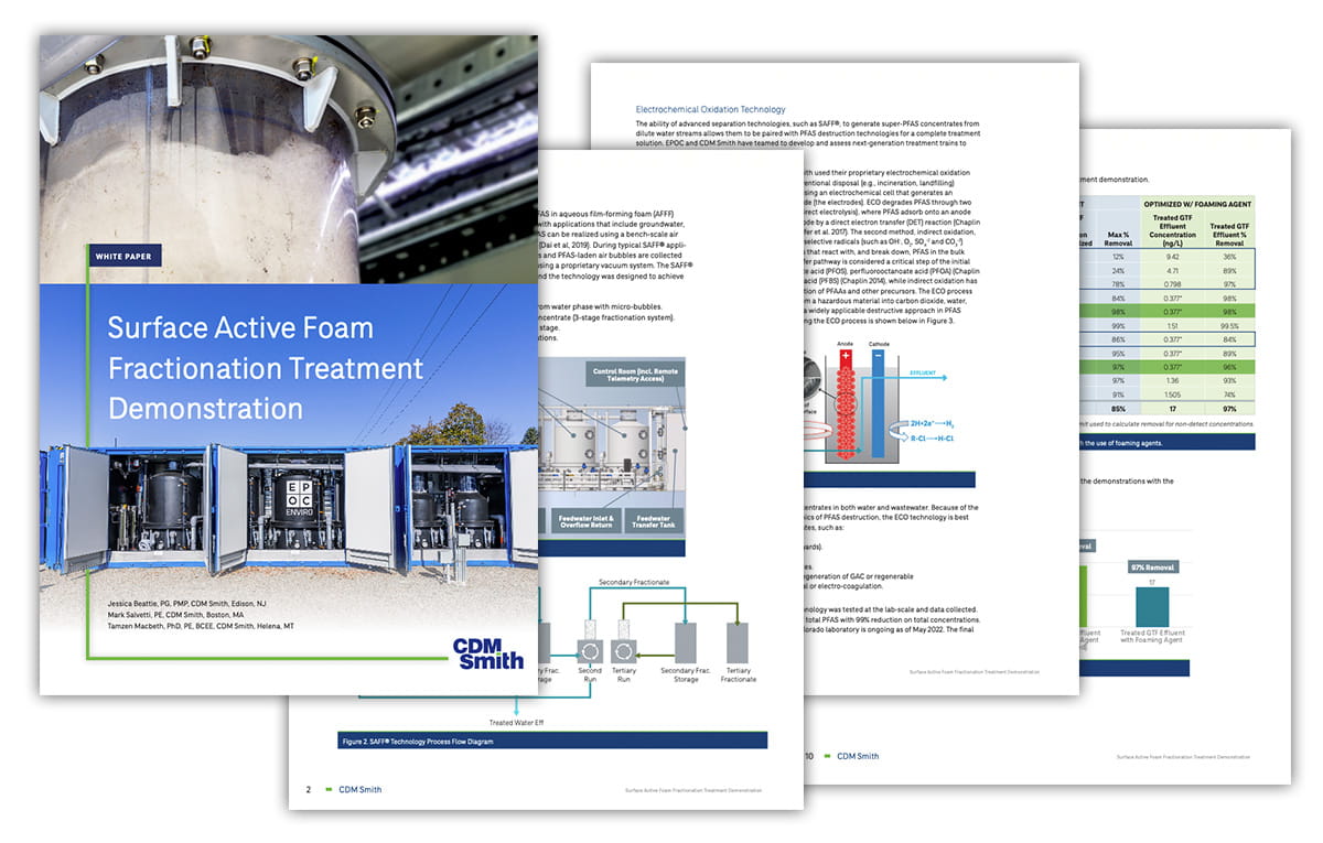 SAFF® + ECO: Advancing the Next Generation of PFAS Solutions - CDM Smith