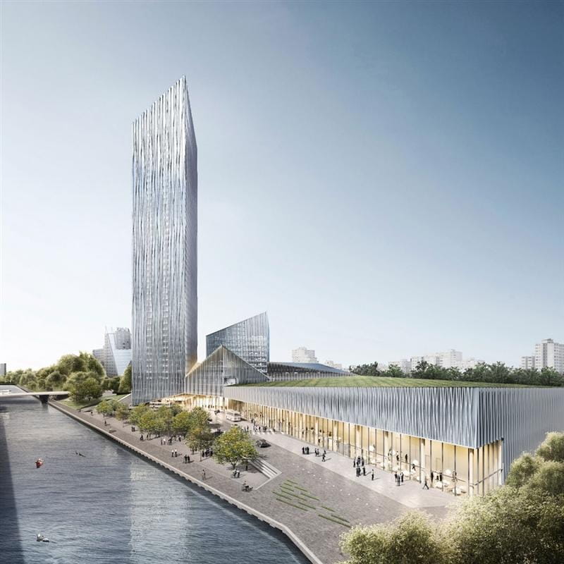 Estrel Tower Berlin: Kombinierte Pfahl-Plattengründung - CDM Smith
