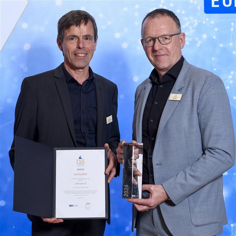 CDM Smith gewinnt ESG Transparency Award - CDM Smith